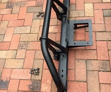 FJ40 Winch Bumper with Forward Rake Bull Bar 3 | IH8MUD Forum