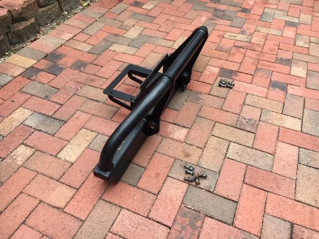 For Sale - FJ40 Planetary Winch Bull Bar (Forward Rake) | IH8MUD.com ...