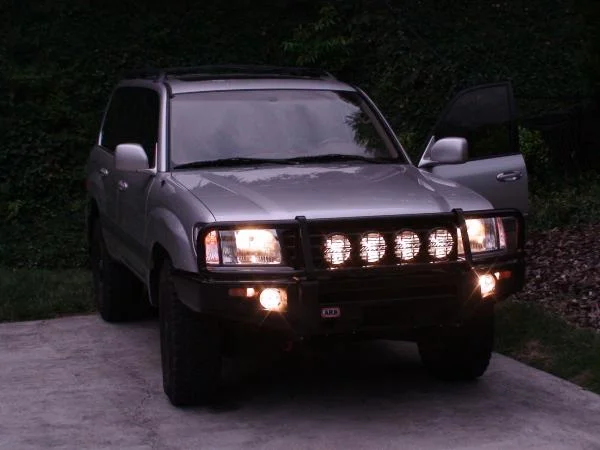 Progress 6: Added the ARB fog light kit, and 4 IPF 968 100W Lights ...