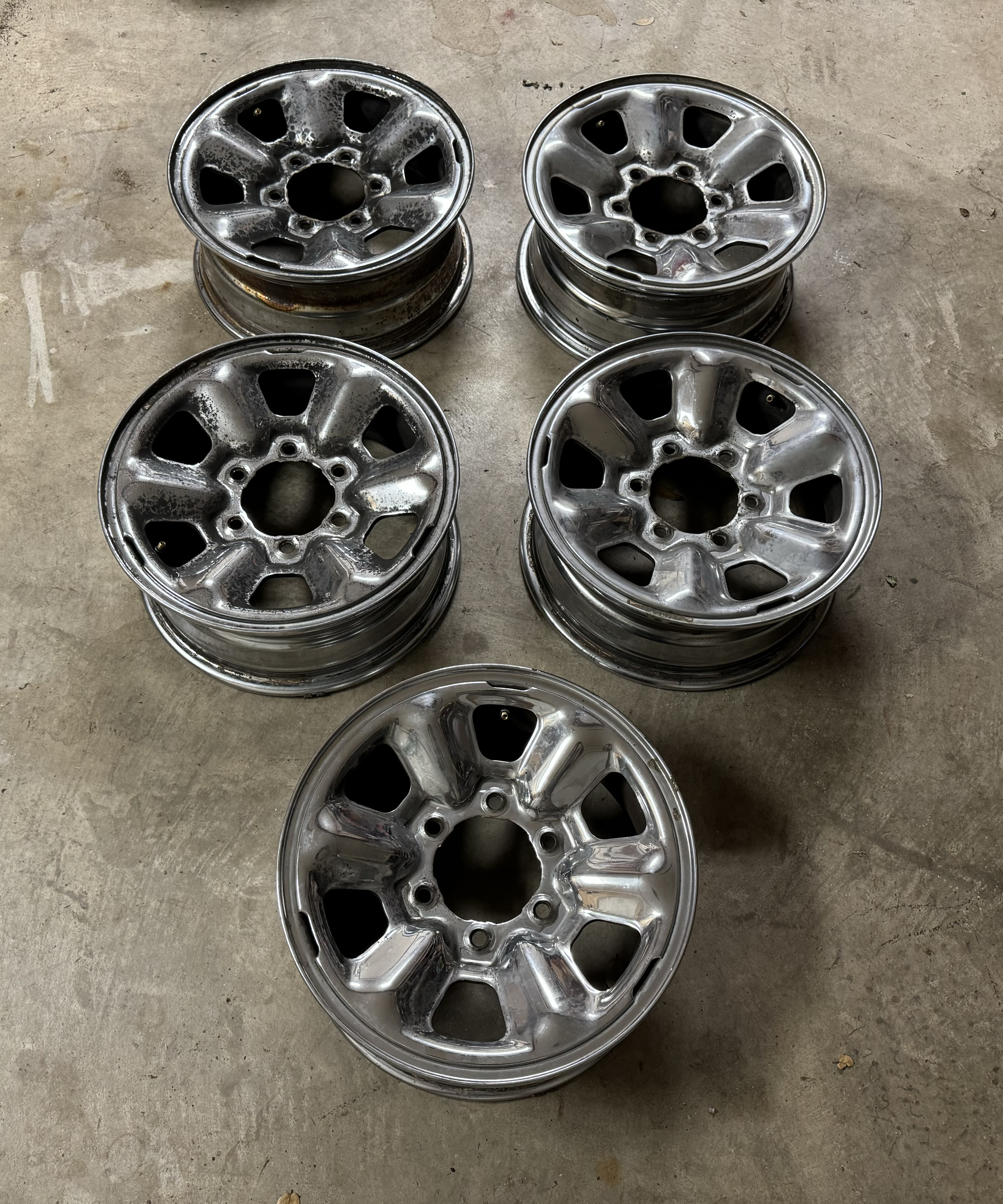 SOLD - Austin, TX: FJ80 OEM 15” Steel Wheels | IH8MUD.com Forum ...